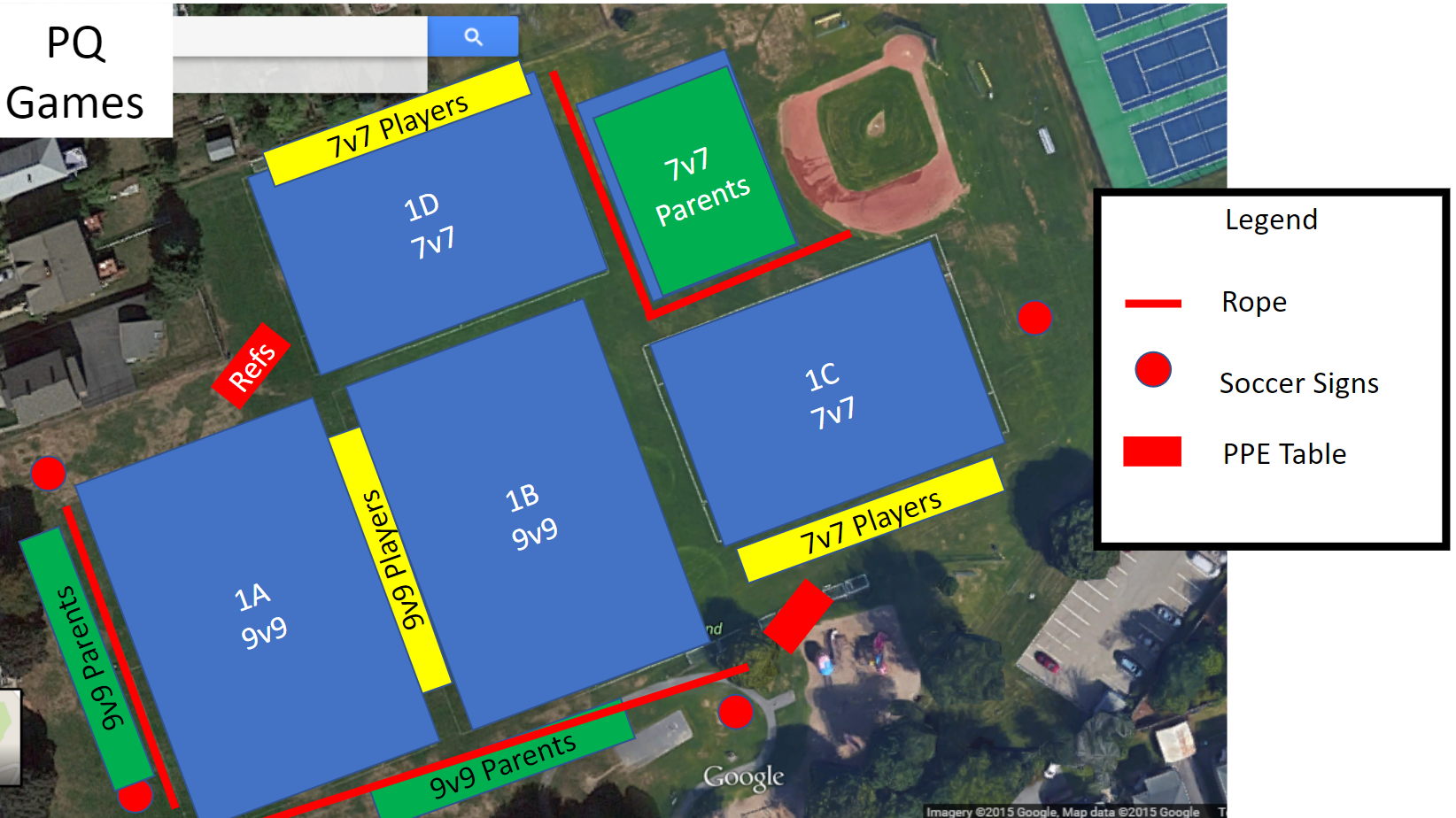 Field Information and Directions | Belmont Soccer Association