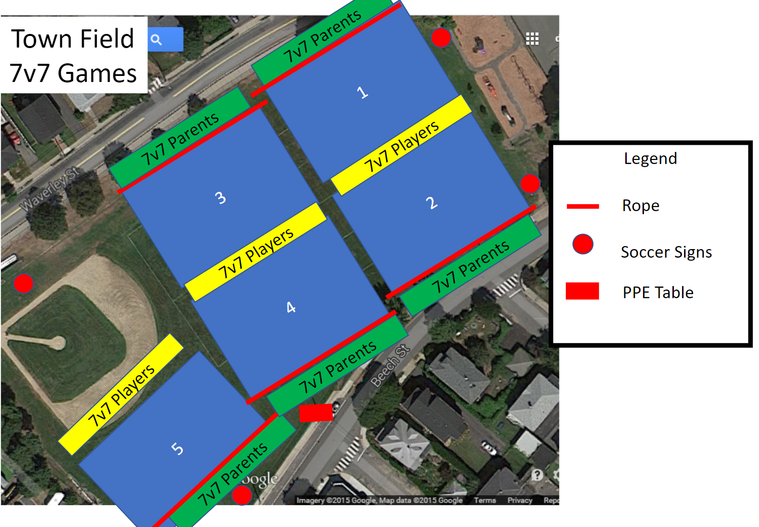 Field Information and Directions | Belmont Soccer Association