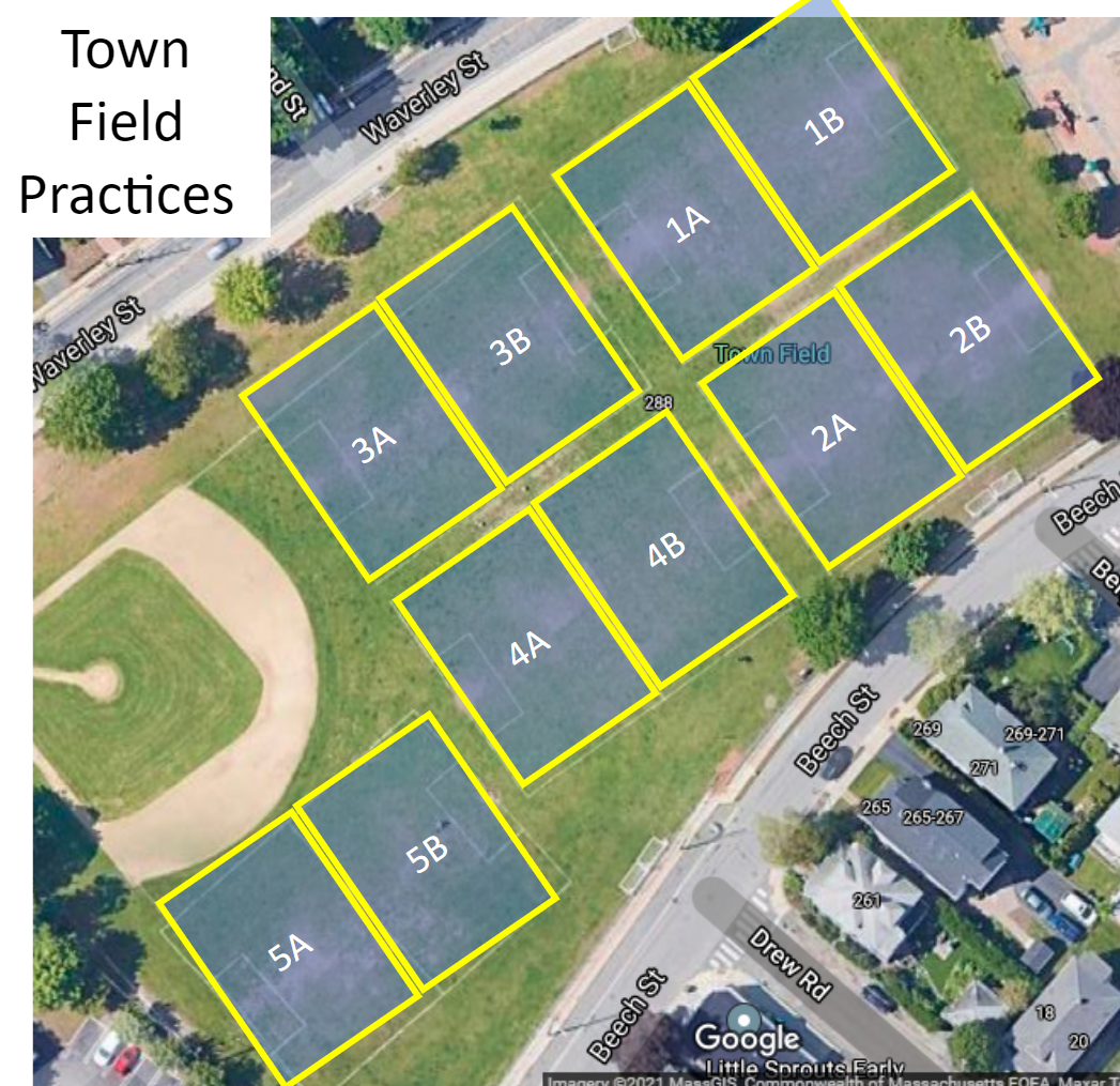 Field Information and Directions | Belmont Soccer Association